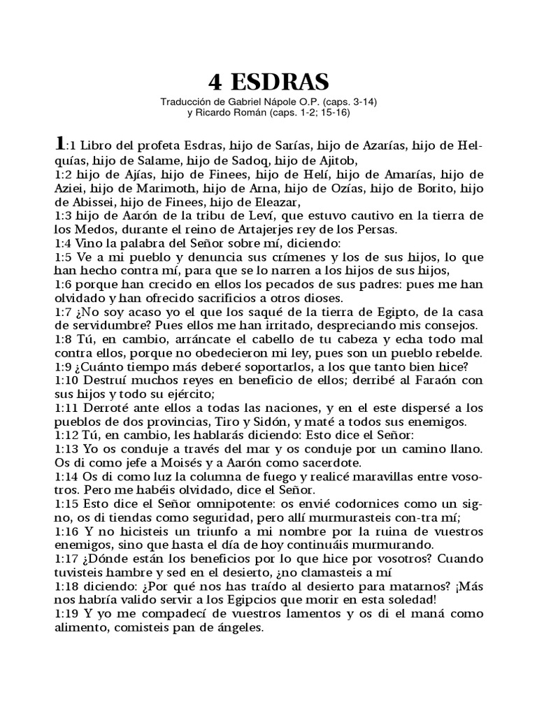 4 Esdras | PDF | Jacob | Abrahán
