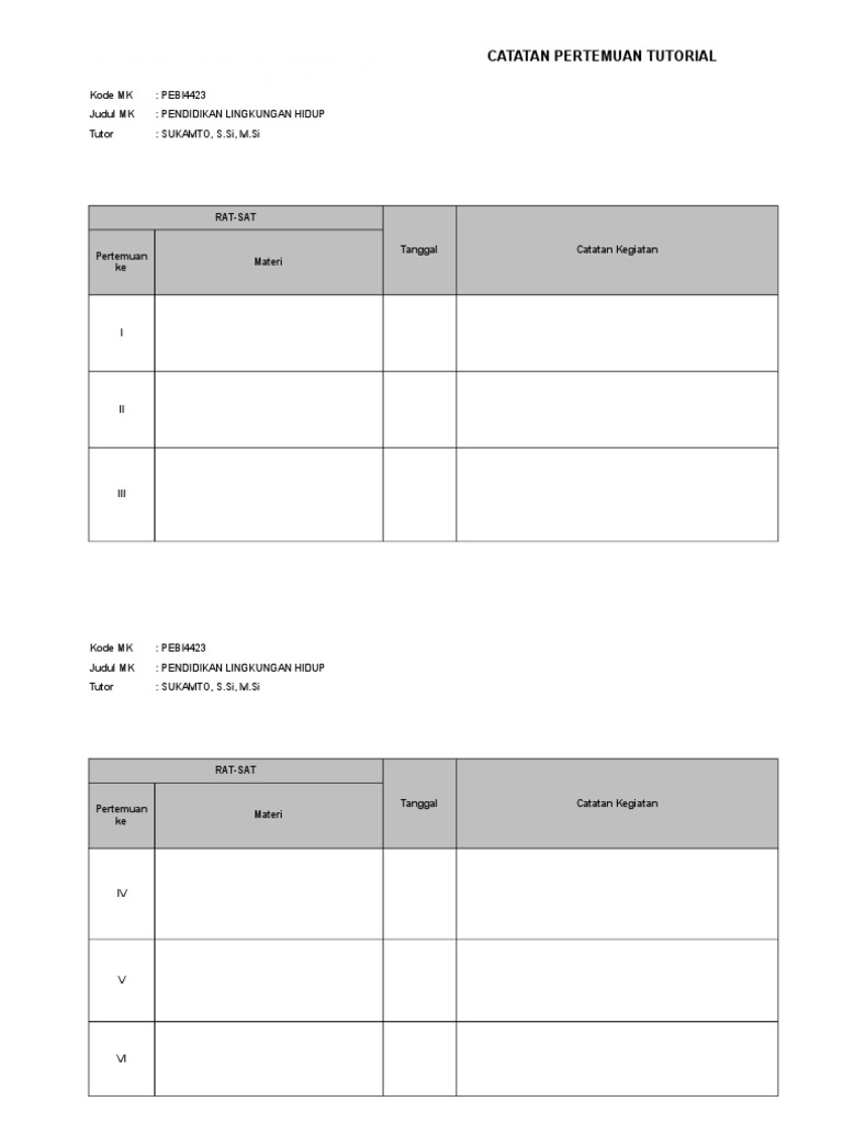 Catatan Tutorial | PDF