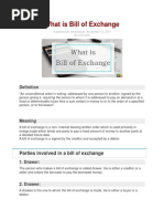Bill of Exchange Template | PDF | Uniform Commercial Code | Payments