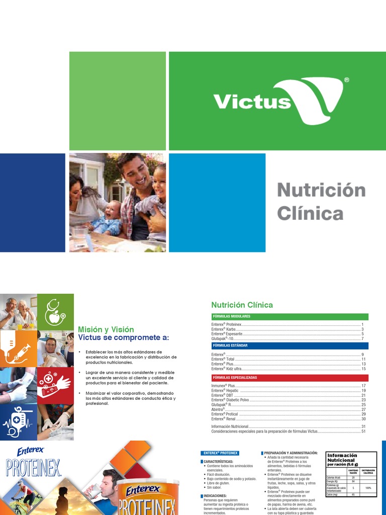 Vademecum-2019 VICTUS Nutricion Clinica Enteral PDF | PDF | Leche ...