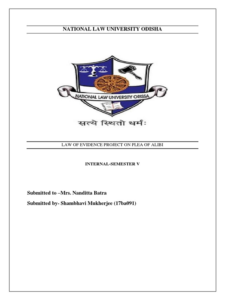 False Alibi Convictions Rare Without Solid Evidence | PDF | Burden Of ...