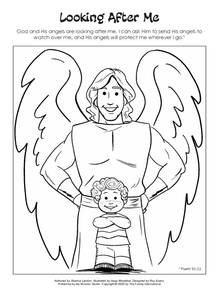 Coloring Page: Looking After You | PDF