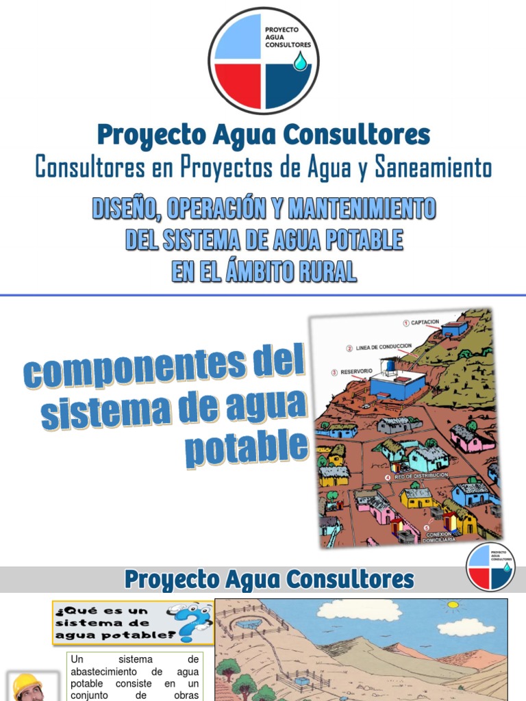 Componentes del Sistema de Agua Potable | PDF | Red de abastecimiento ...