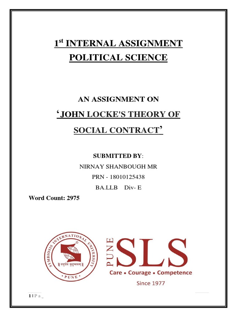John Locke's Social Contract Theory | PDF | Social Contract | John Locke