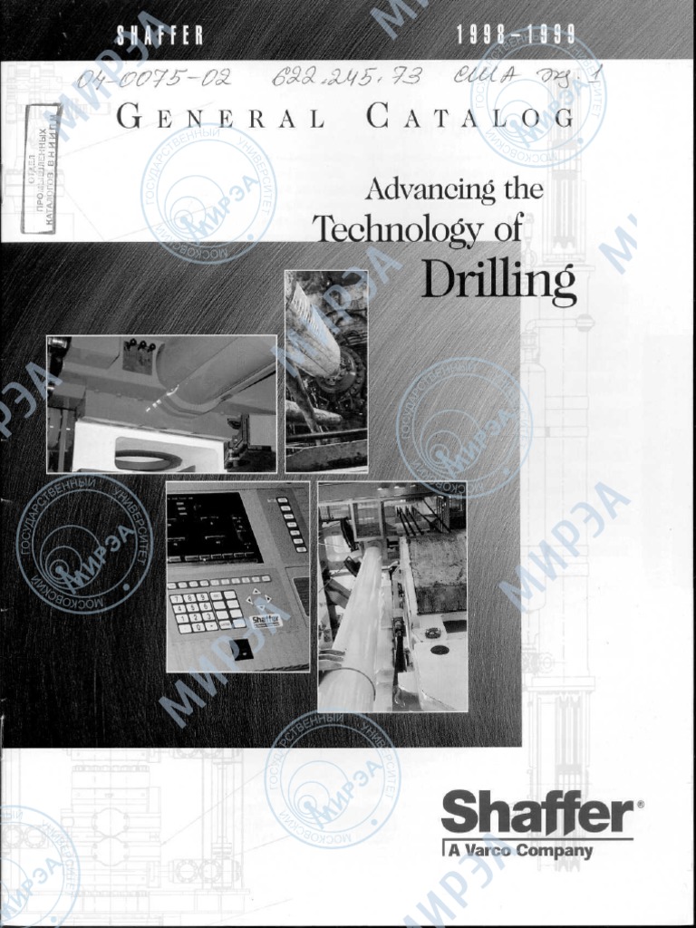 BOP Shaffer | PDF | Drilling Rig | Nature