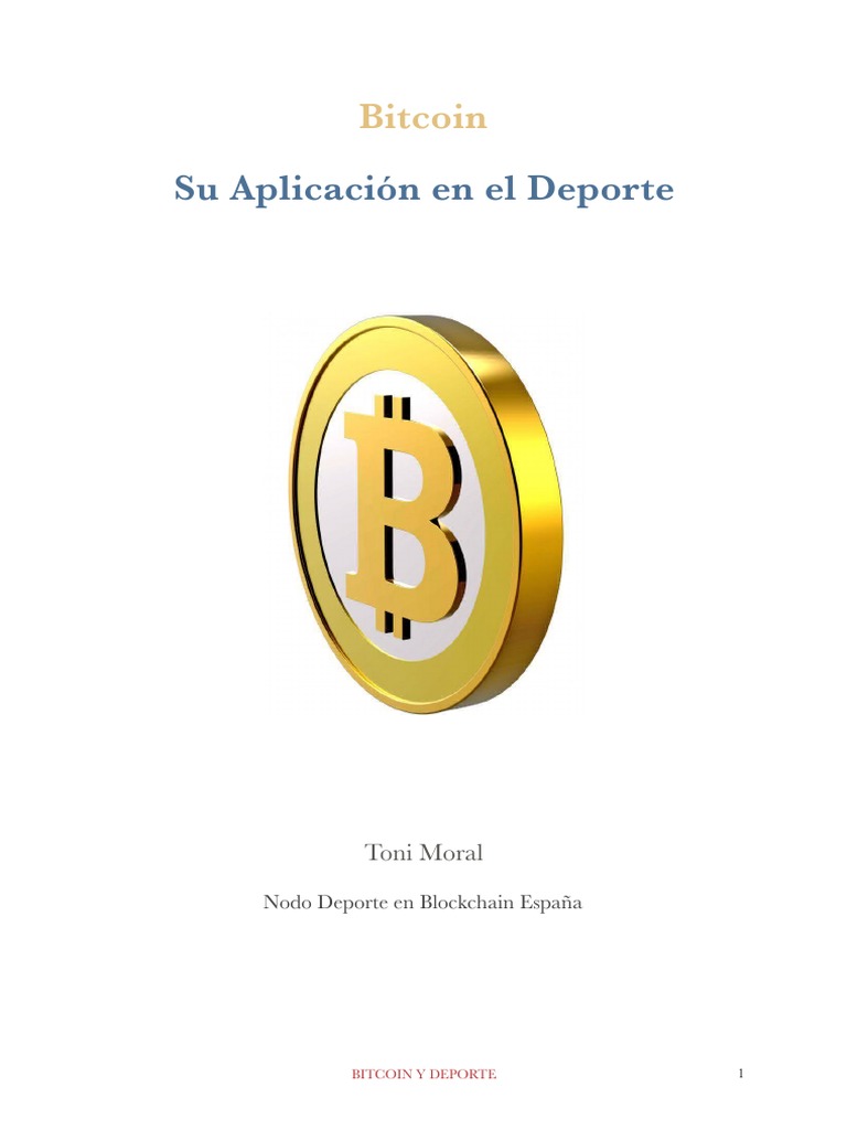 Bitcoin y Deporte PDF | Descargar gratis PDF | Bitcoin | Criptomoneda