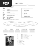 Sequence Words Worksheet | PDF