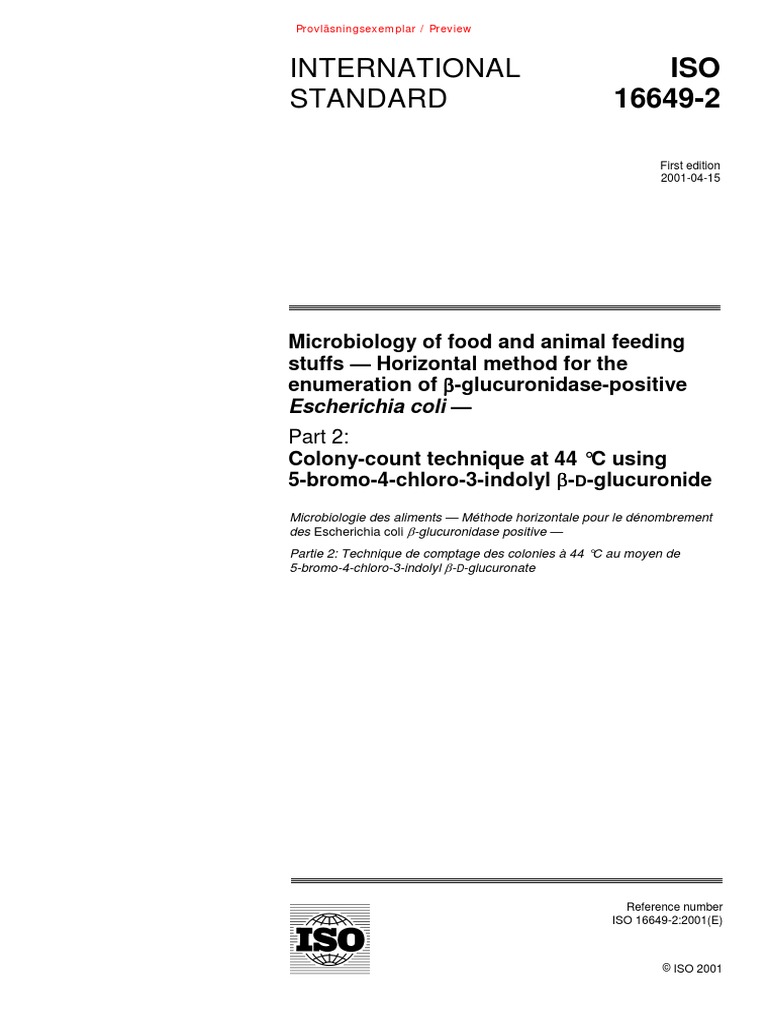 Iso 16649 2 en PDF | PDF | International Organization For ...