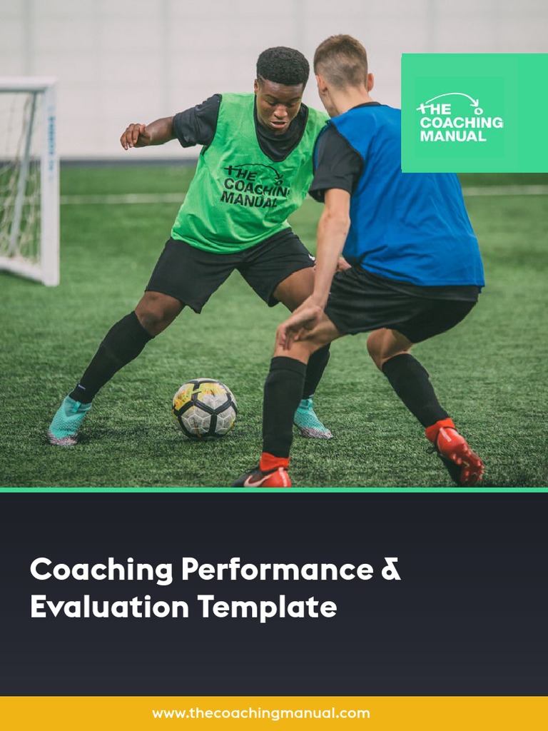 CoachingManual CoachingPerfomance&EvaluationTemplate | PDF | Goal ...