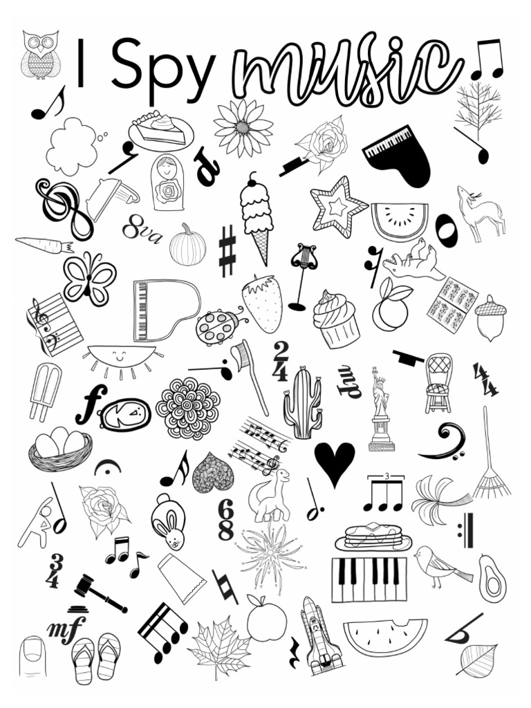 I Spy Music-1 | PDF
