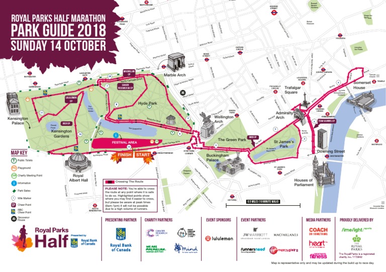 Royal Parks Half Marathon Spectator Map | PDF