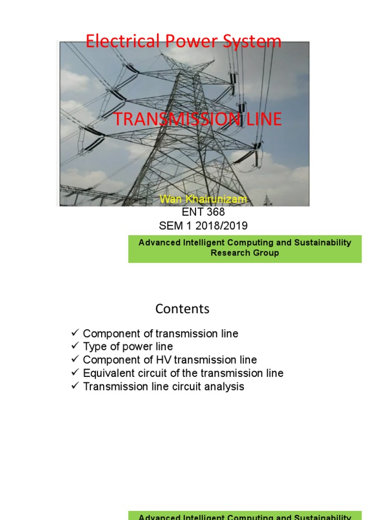 Transmission Line PDF | Download Free PDF | Electric Power Transmission ...