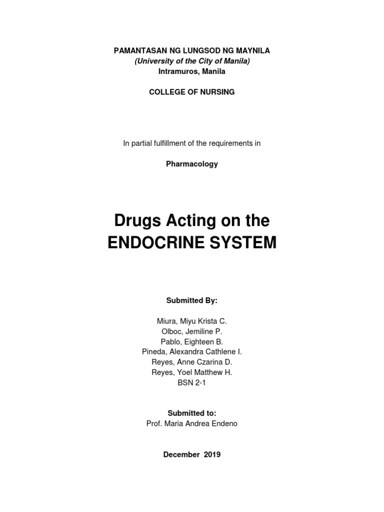 Endocrine Drugs for GH Disorders | PDF | Thyroid Stimulating Hormone ...