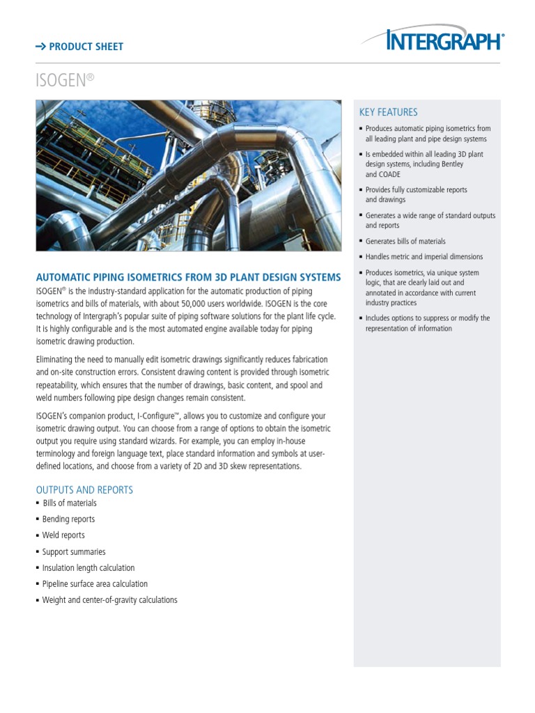 Isogen PDF | Download Free PDF | 3 D Computer Graphics | Pipe (Fluid ...
