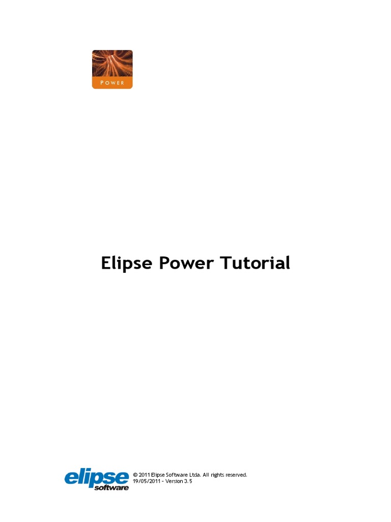 Elipsepowertutorial Enu PDF | PDF | Library (Computing) | Electrical Substation