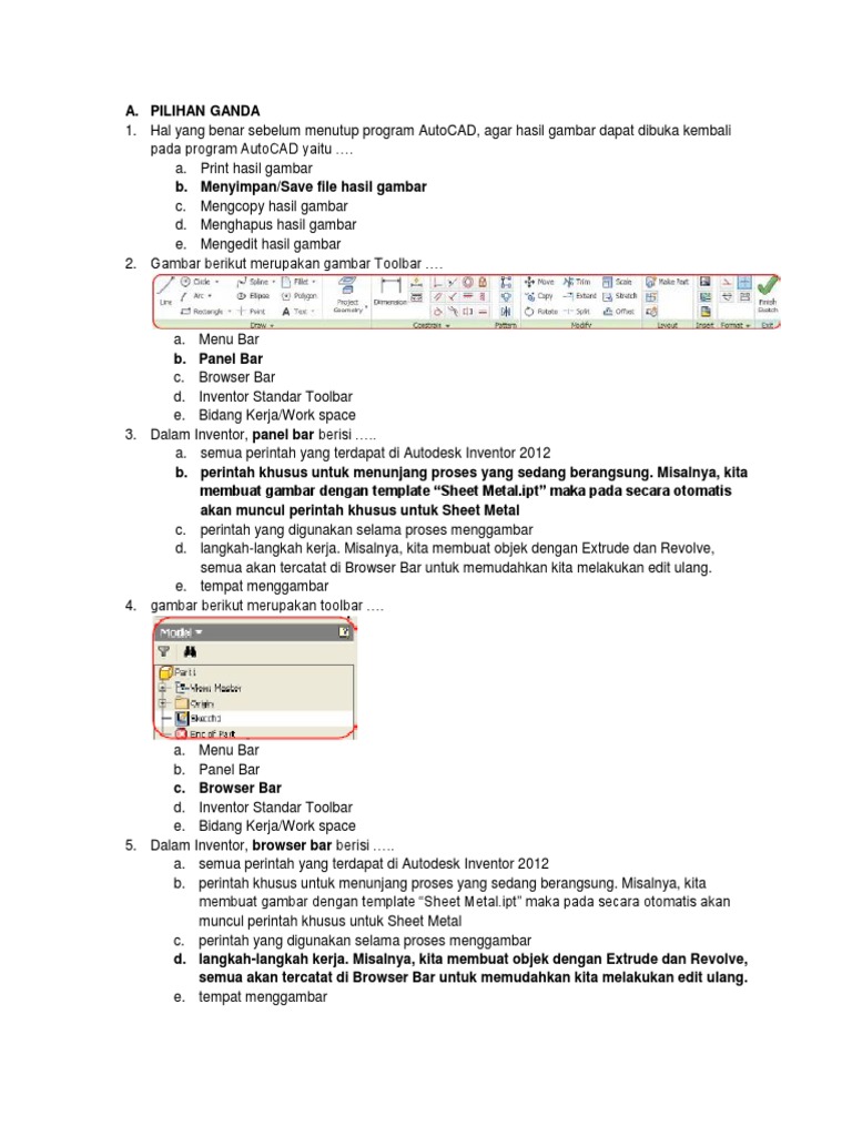 SOAL PAS GTM (A) (Kunci) | PDF