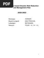 Barangay Contingency Plan 2023 - 2026 | PDF