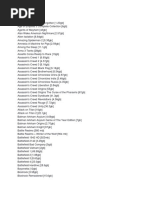 DODI Repack Game List Overview | PDF
