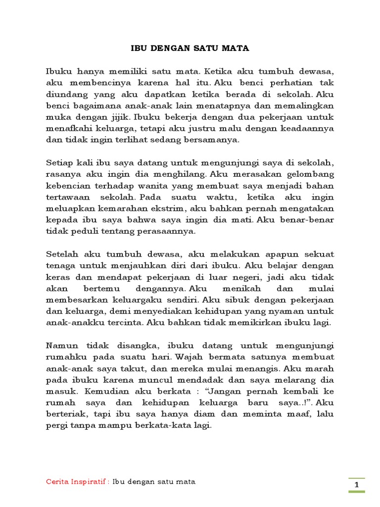 Cerita Inspiratif | PDF