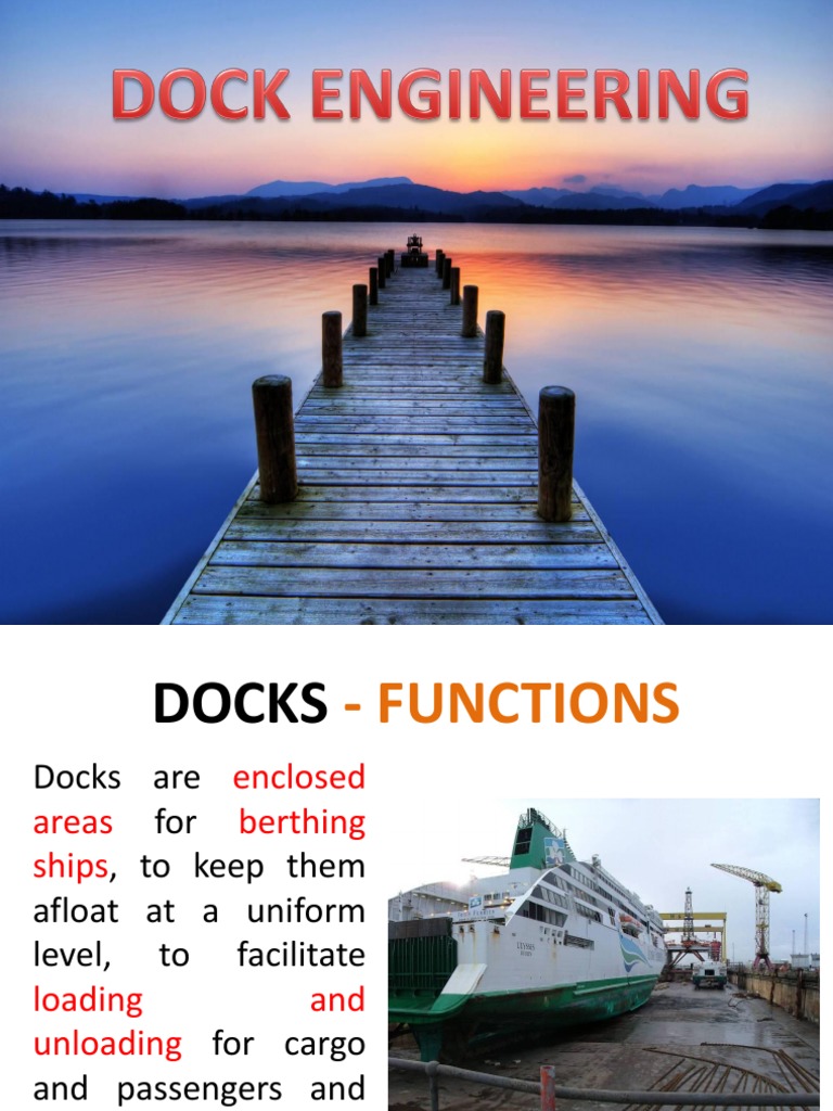 Dock Engineering | PDF | Dredging | Buoyancy