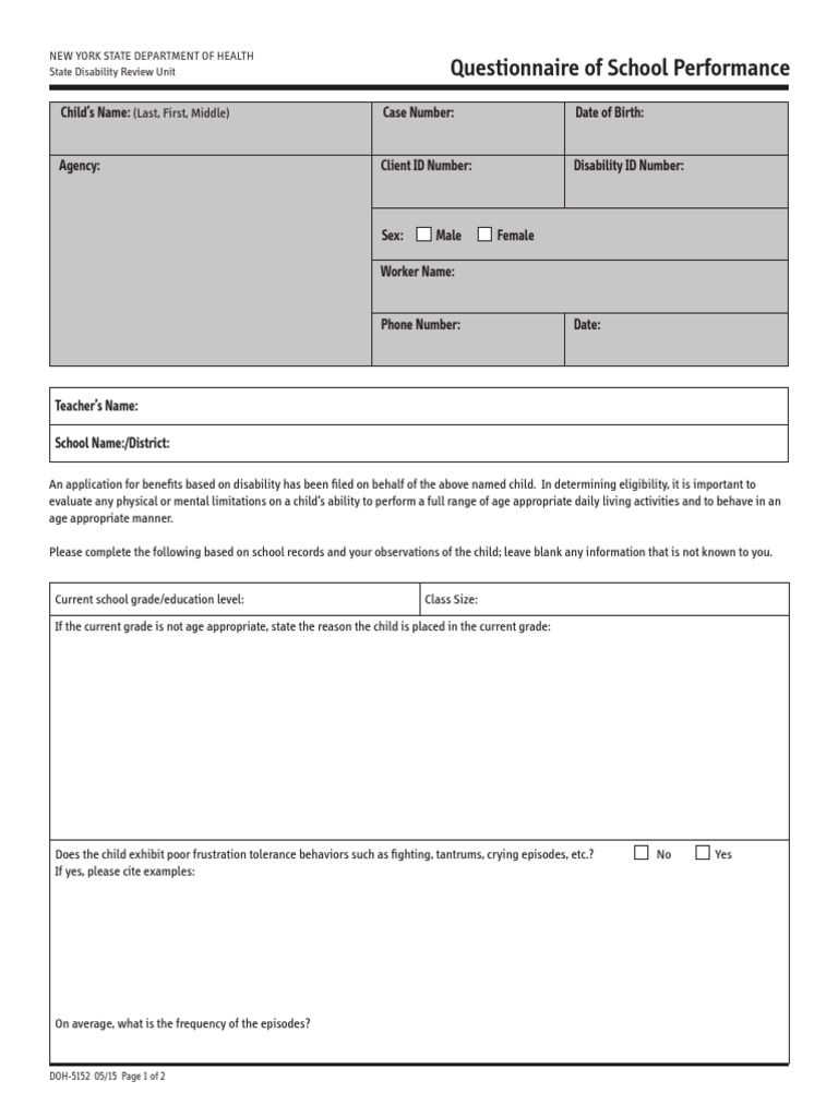 Doh 5152 | PDF | Teachers | Disability
