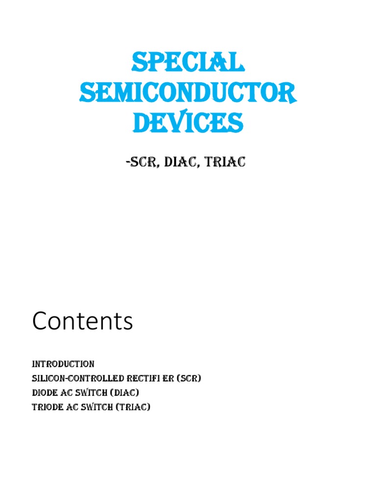 SCR | PDF | Rectifier | Field Effect Transistor