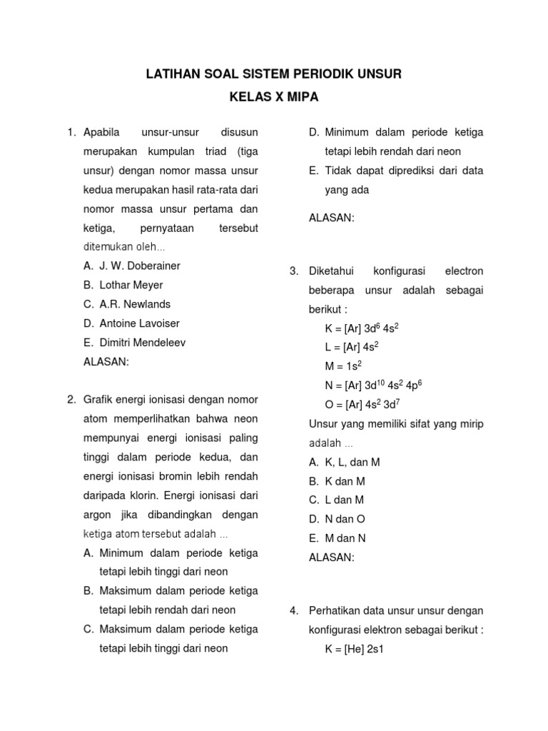 Latihan Soal SPU | PDF
