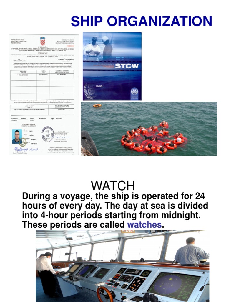 12 - Ship Organization | PDF | Sailor | Shipping