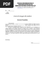 Model Cerere de Retragere Sindicat | PDF