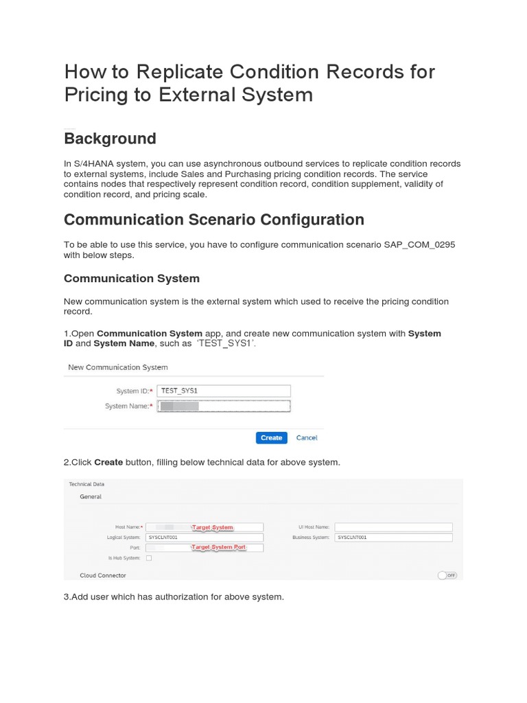 How To Replicate Condition Records For Pricing To External System From SAP | PDF | Replication ...