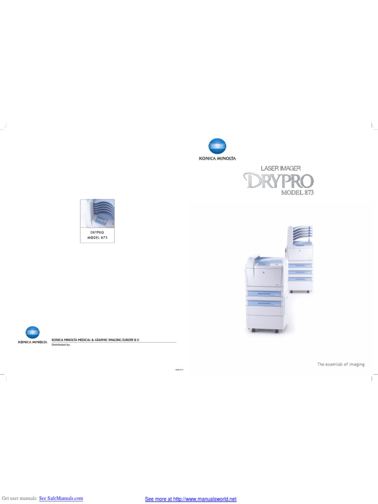 Konica Minolta Drypro 873 | PDF