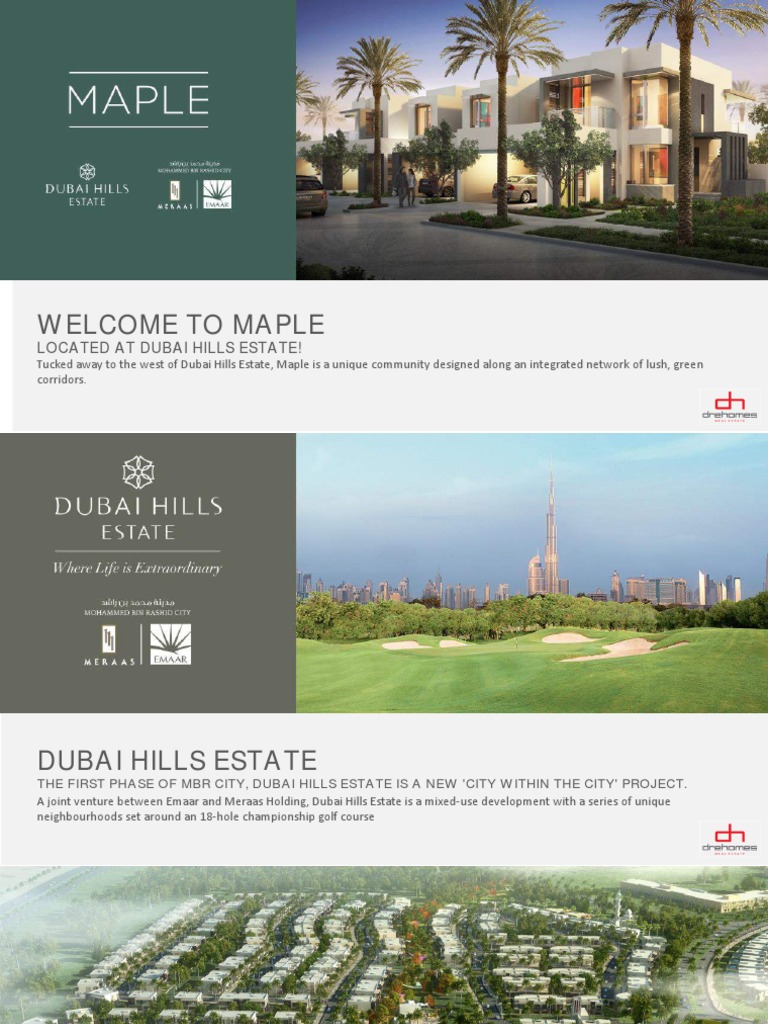 Maple Dubai Hills | PDF | Home & Garden