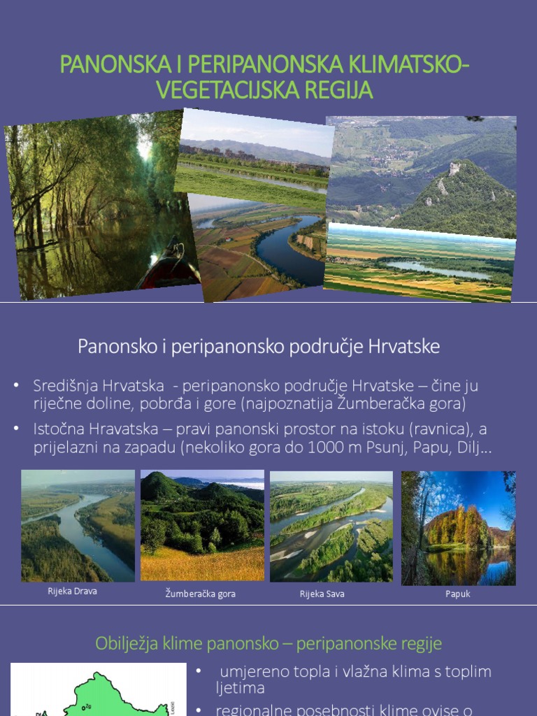 Anamarija Katinac, Panonska I Peripanonska Klimatsko-Vegetacijska ...