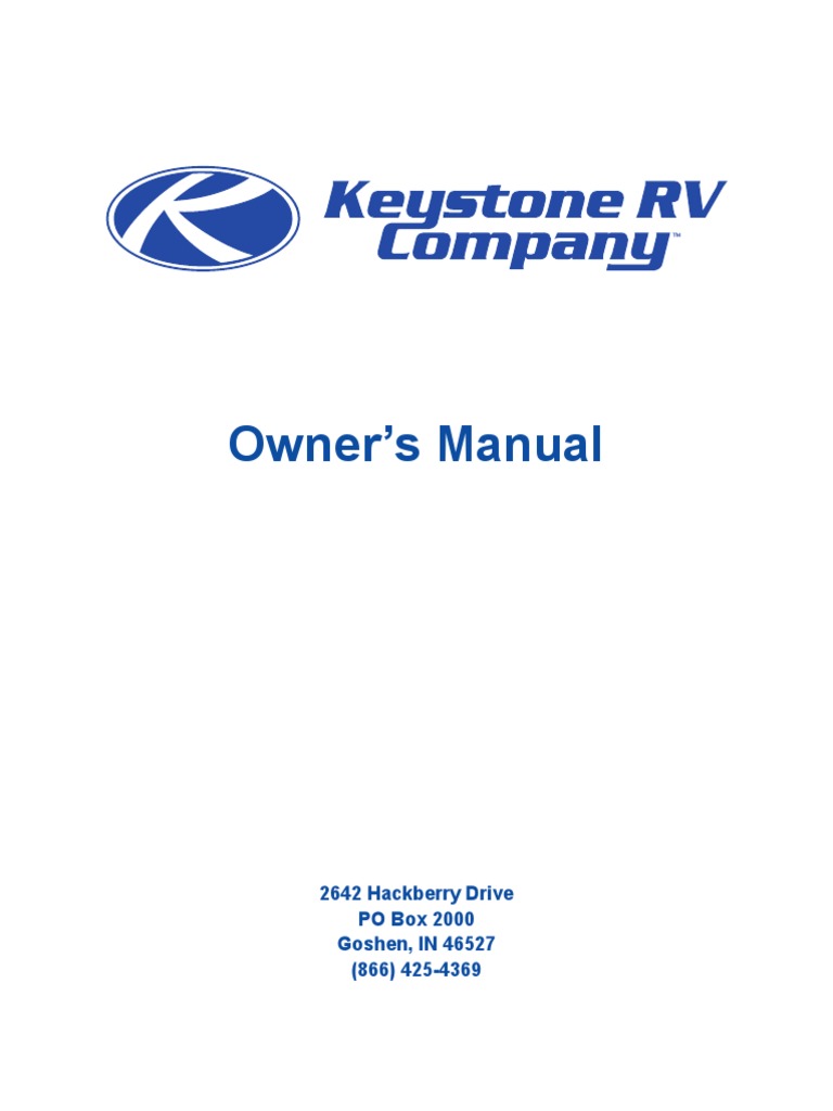 Keystone Owners Manual 2019 PDF | PDF | Air Pollution | Trailer (Vehicle)