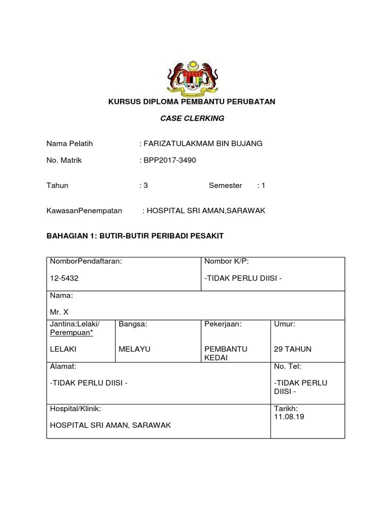 Case Clerking ETU | PDF | Medicine | Animal Anatomy
