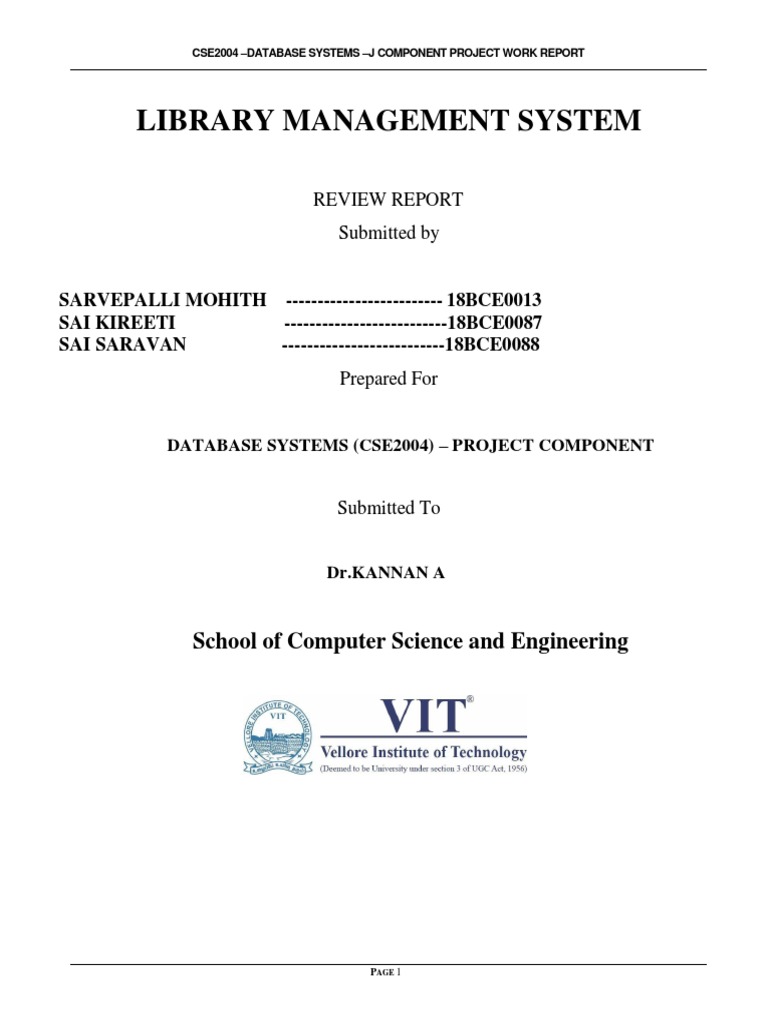DBMS Project | PDF | Databases | Books