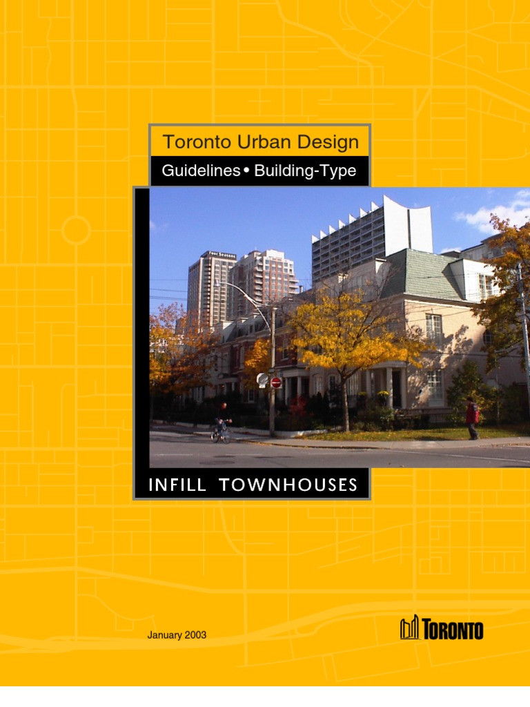 Toronto Townhouse Guideline | PDF | Street | City