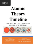 Timeline of Atomic Structure | PDF | Atoms | Electron