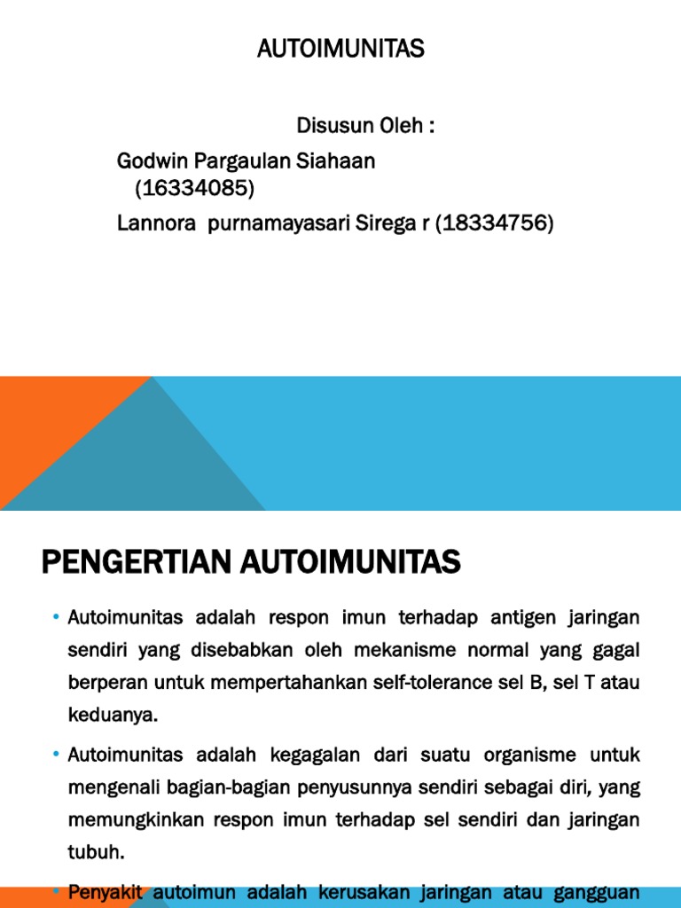 0 - Autoimunitas PPT - New | PDF