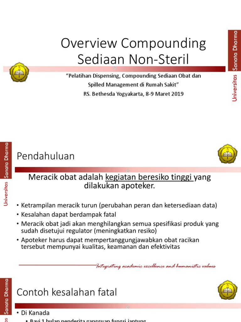Compounding Non Steril | PDF