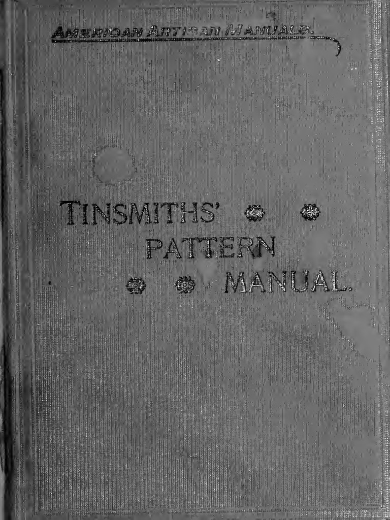 The Tinsmiths Pattern Manualnd | PDF | Circle | Rectangle