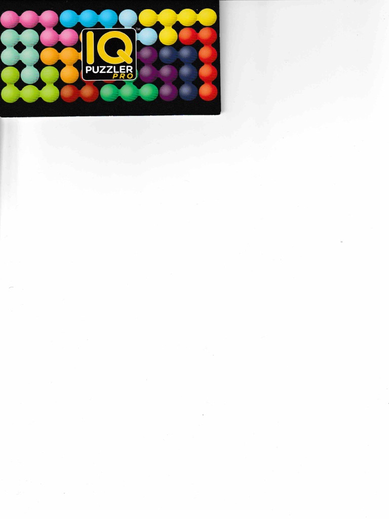 IQ Puzzler Pro | PDF