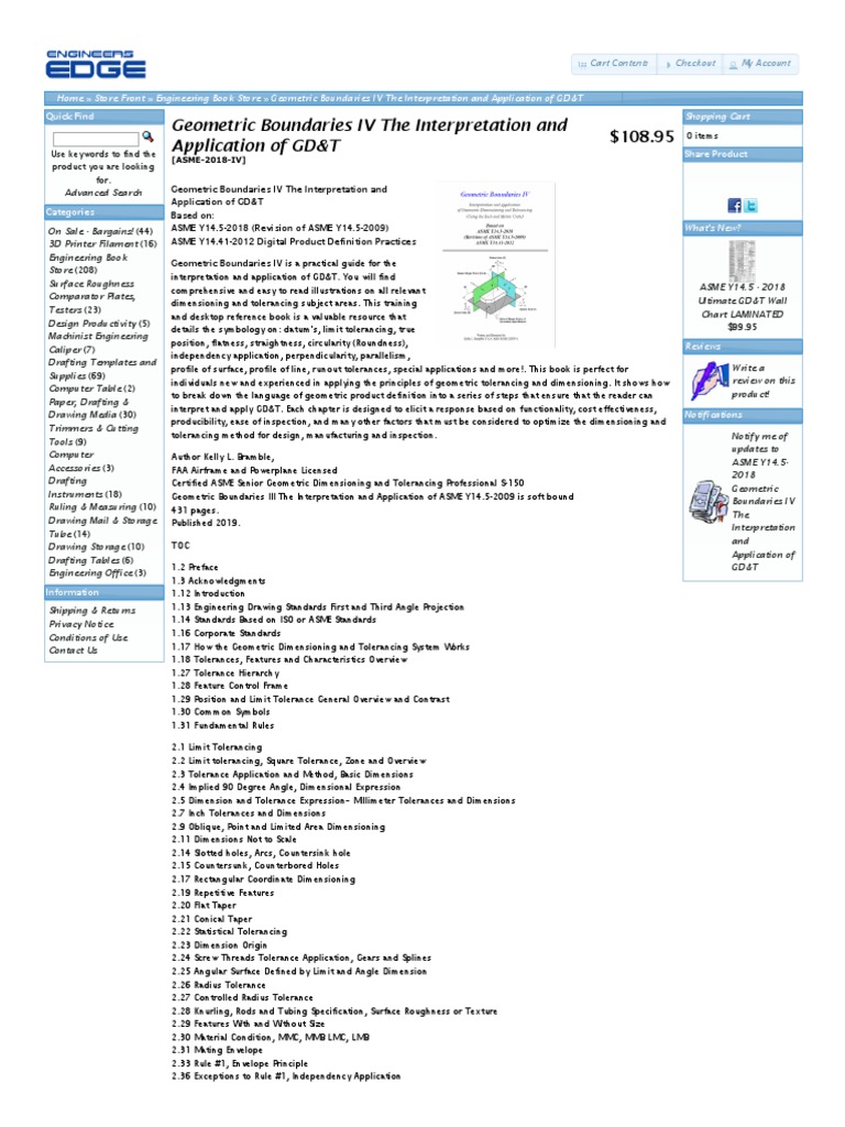 Geometric Boundaries IV | PDF | Engineering Tolerance | Geometry