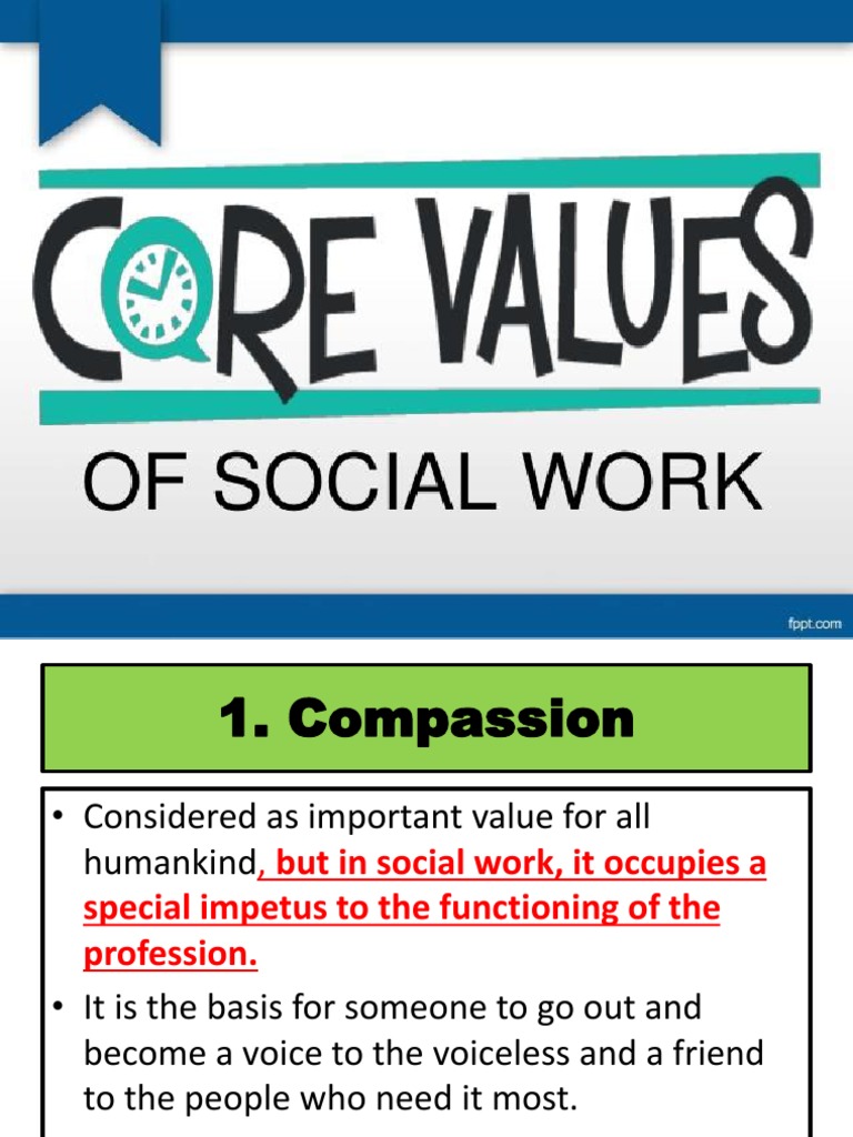 Core Values of Social Work | PDF | Business