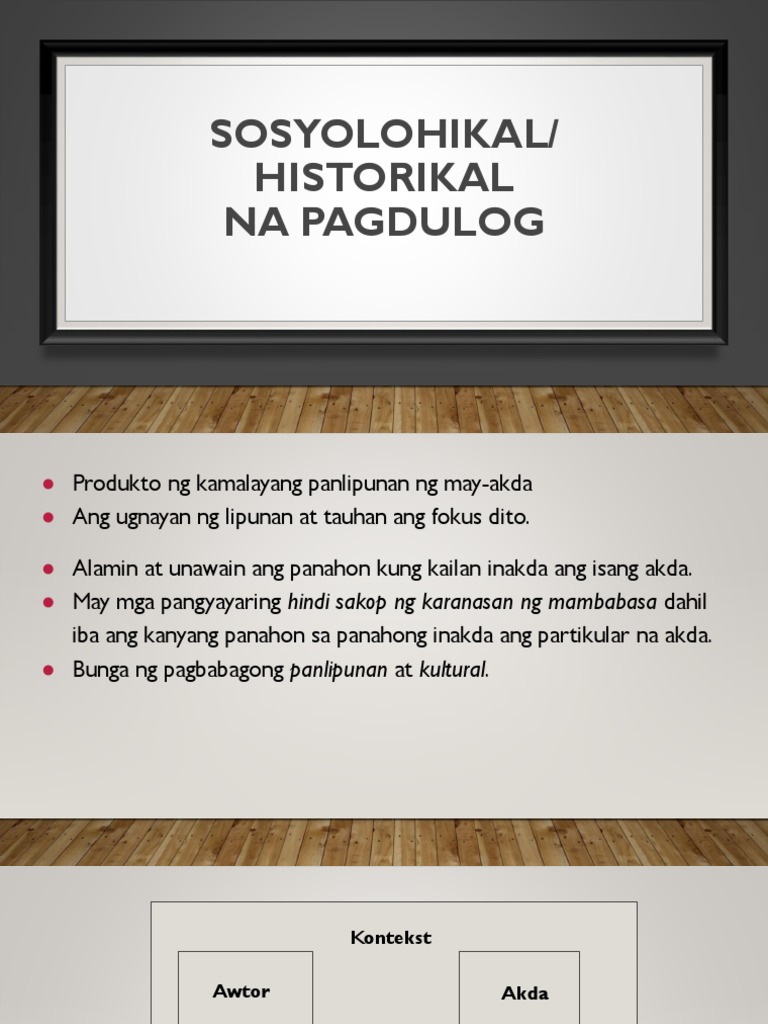 Historikal Na Pagdulog 1 | PDF