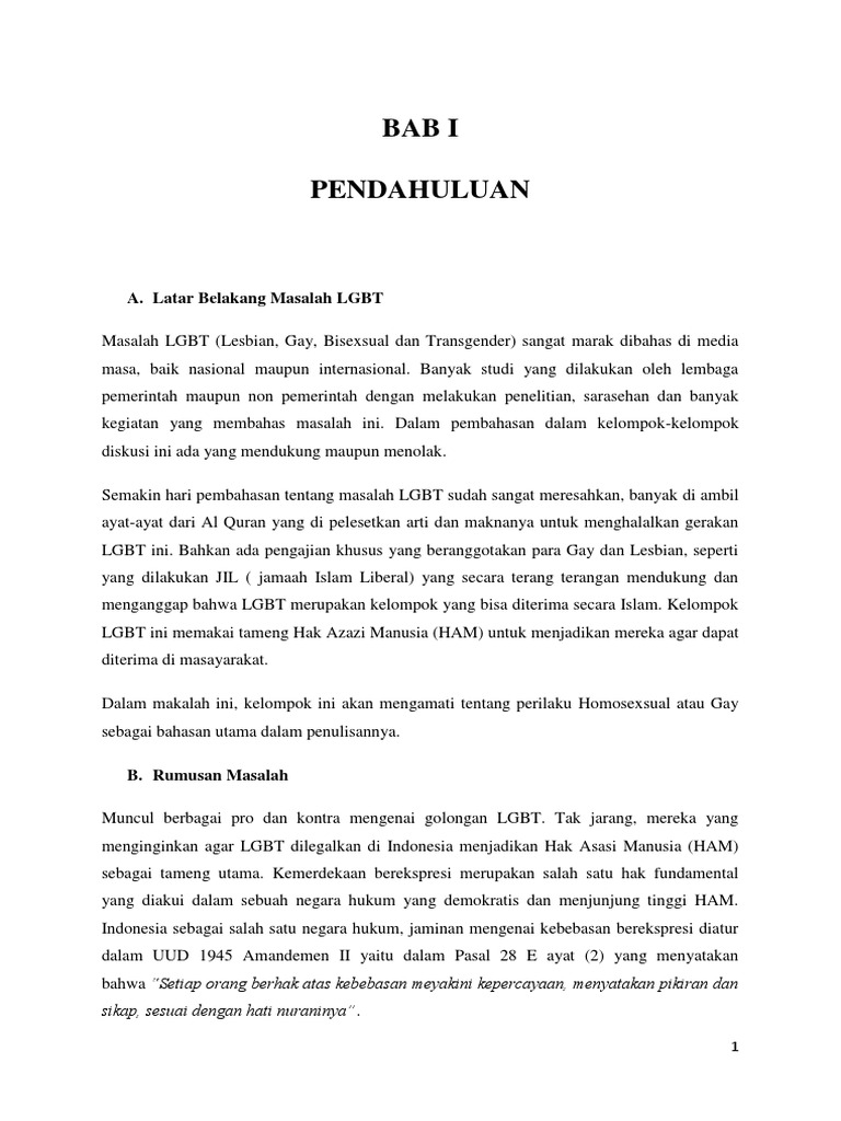 Makalah LGBT | PDF