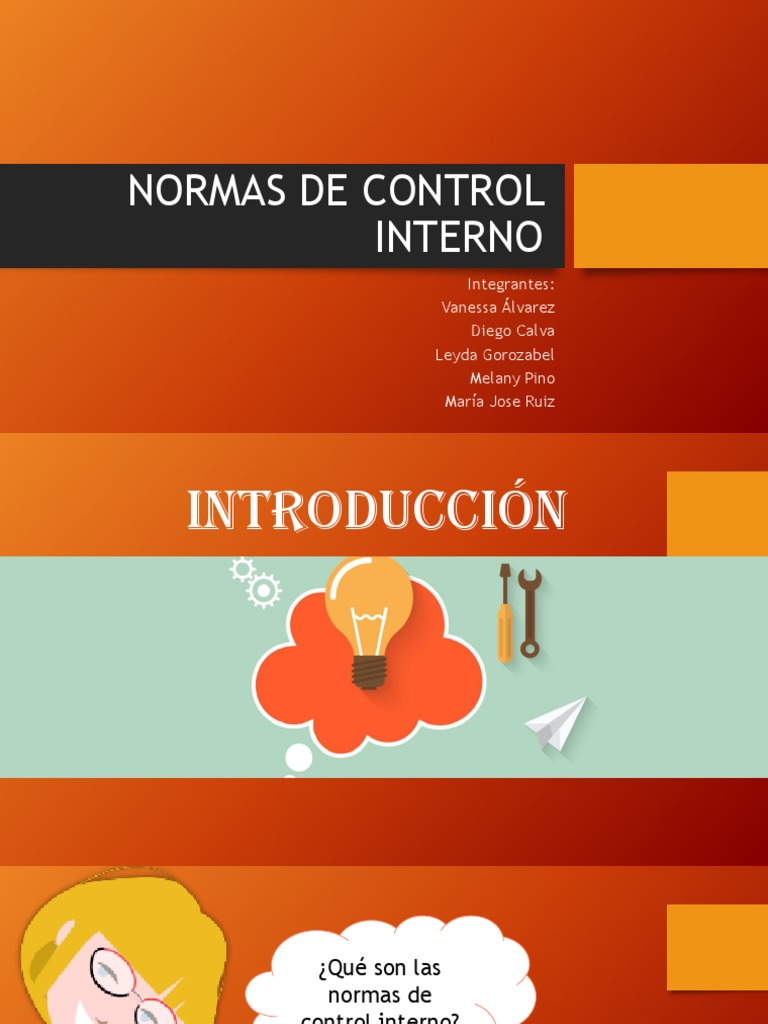 Normas de Control Interno | PDF | Contabilidad | Presupuesto