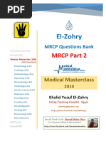 MRCP Part 2 Sample Questions PDF | PDF | Breathing | Medical Specialties