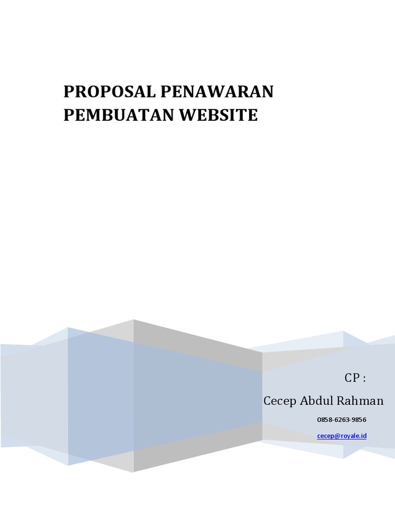 Proposal Penawaran & Portfolio | PDF
