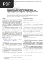 Standard Test Methods For: Designation: C373 18 (Reapproved 2023) | PDF ...